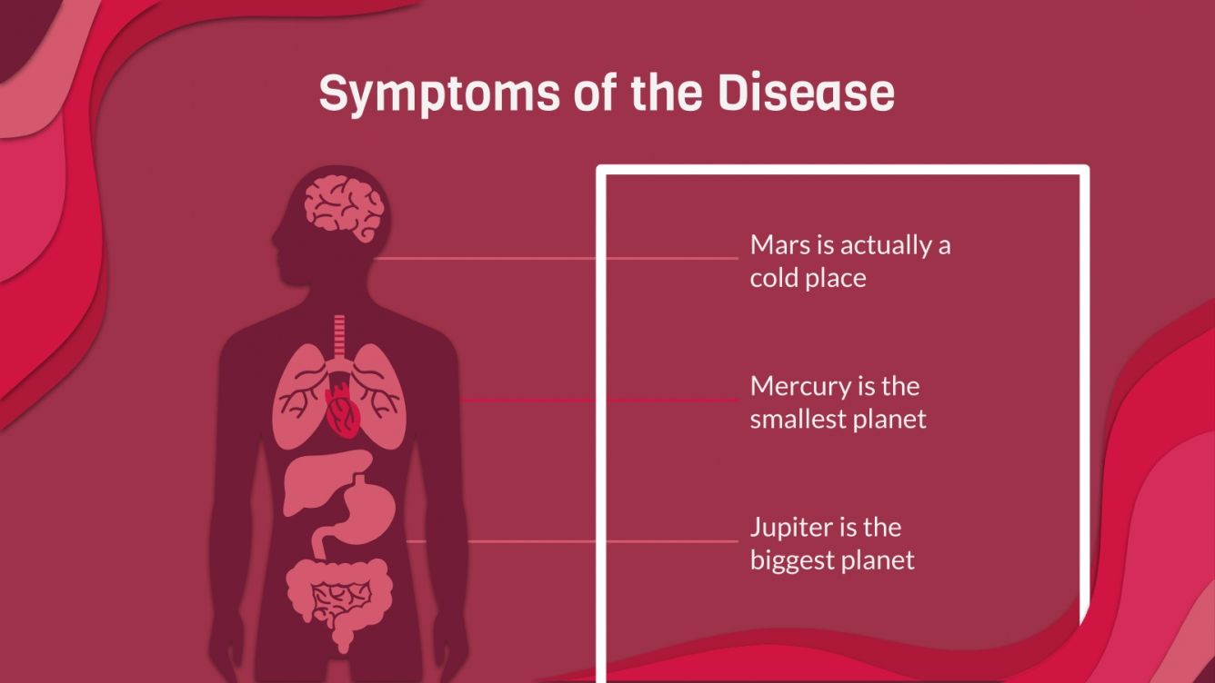 Simple Red Disease Google Slides theme and PPT template