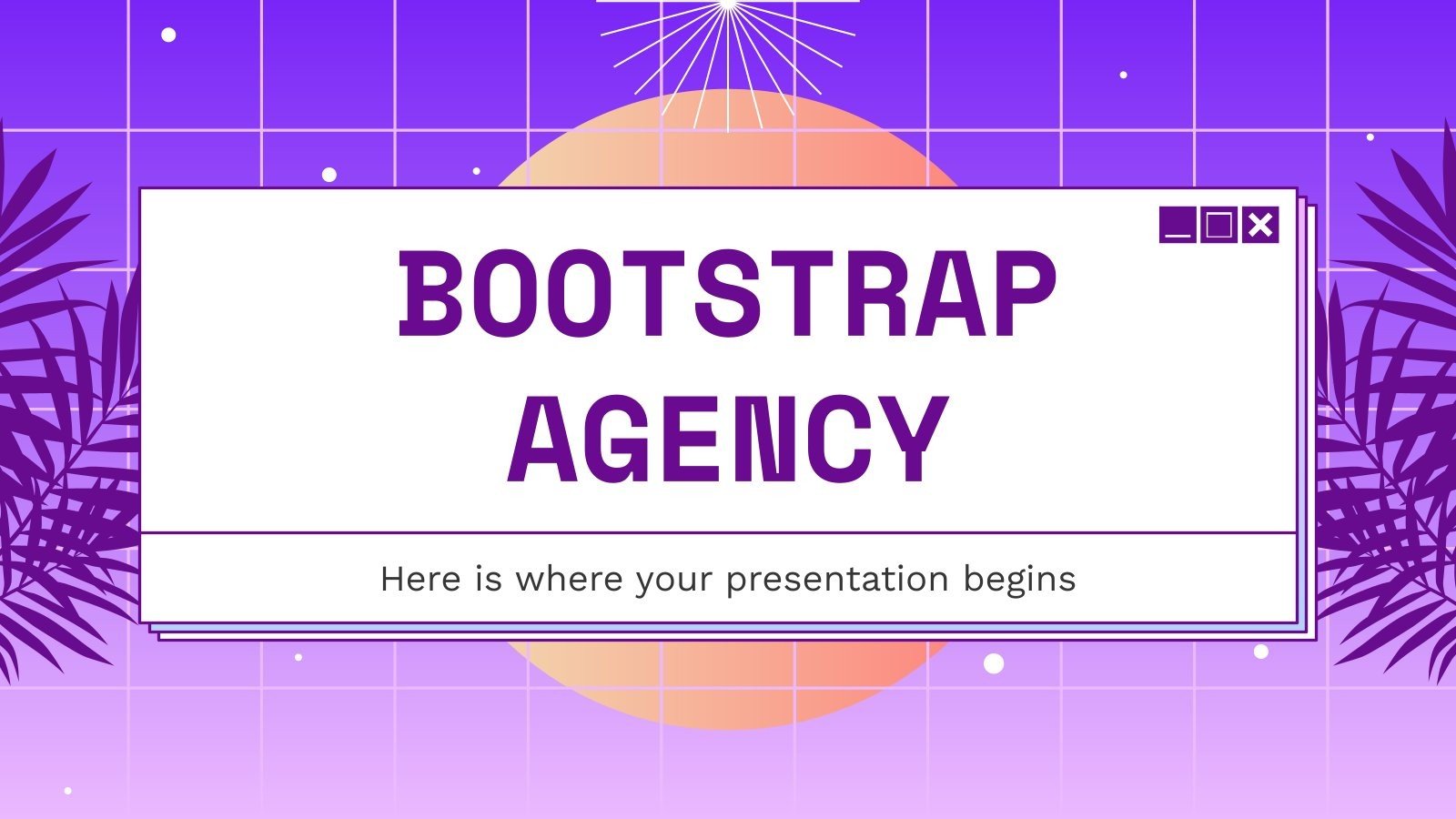 Bootstrap Agency | Google Slides & PowerPoint template