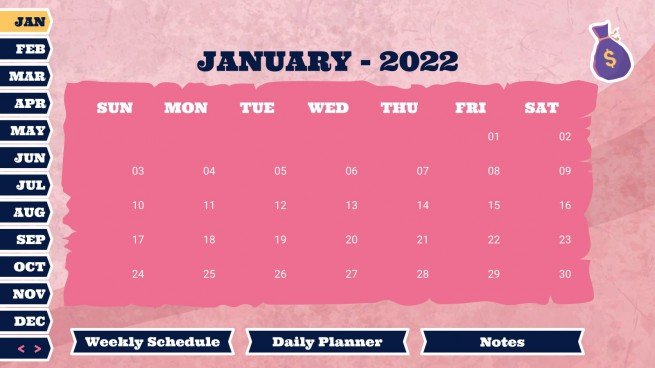 Space Western Style Planner | Google Slides & PPT