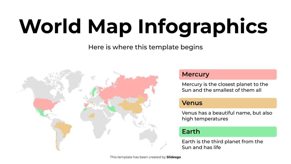 Free Map Infographics for Google Slides and PowerPoint