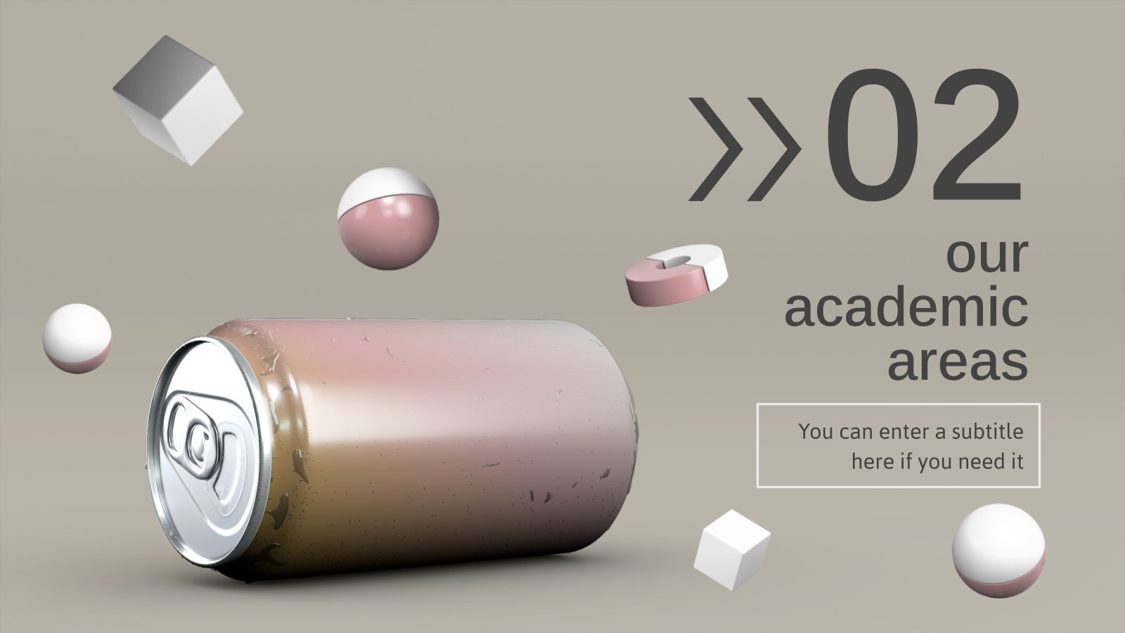 3D Animation School Center | Google Slides & PPT template