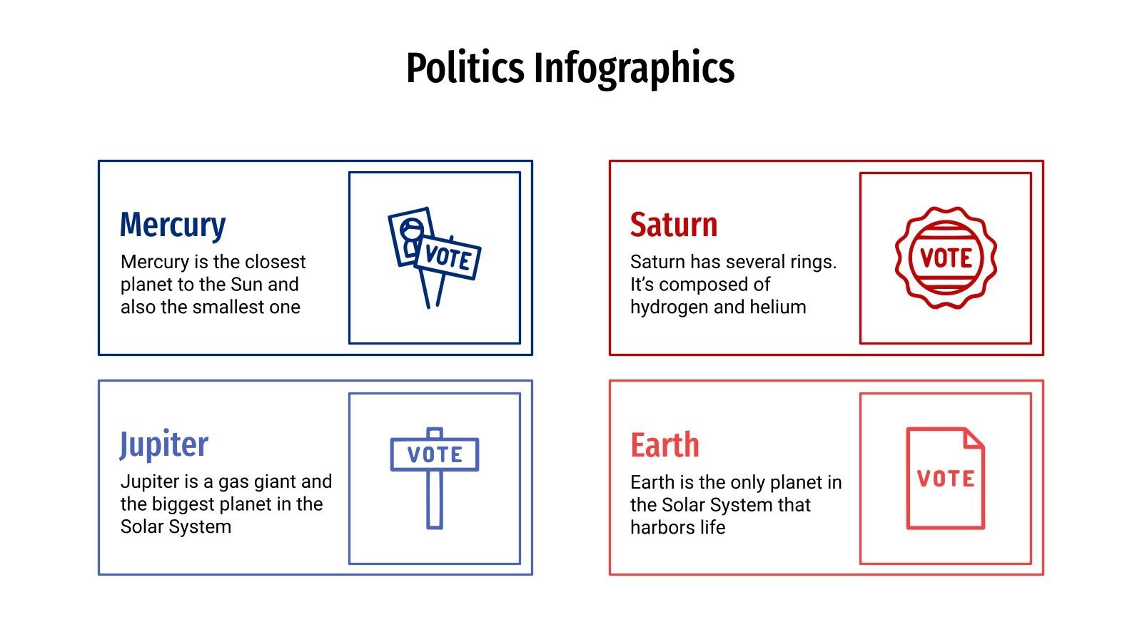 Politics Infographics | Google Slides & PowerPoint template