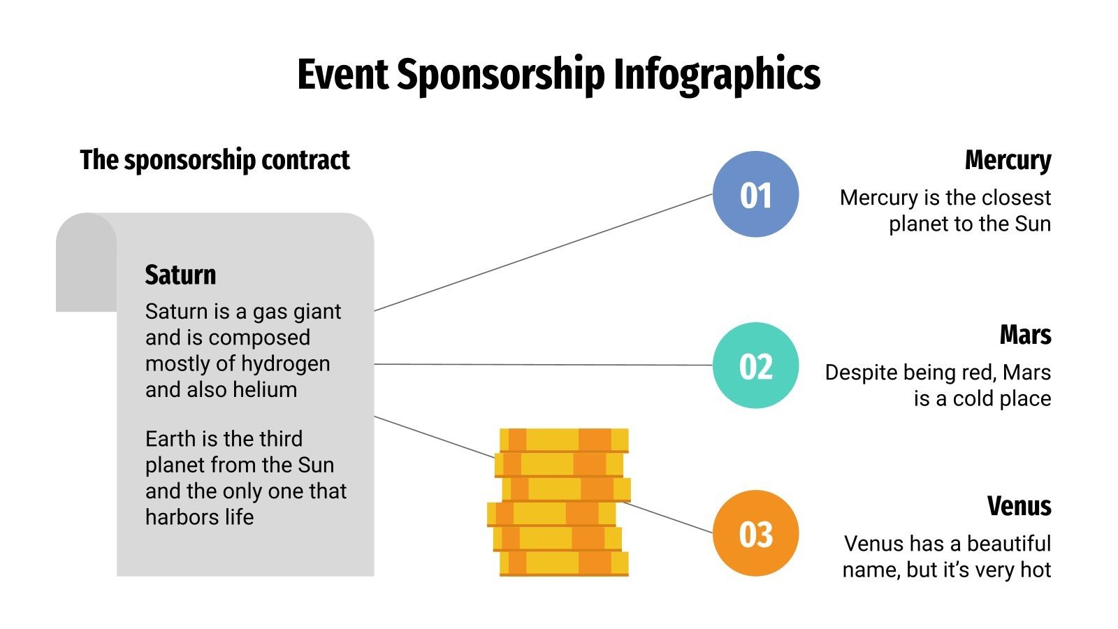 Event Sponsorship Infographics | Google Slides and PowerPoint