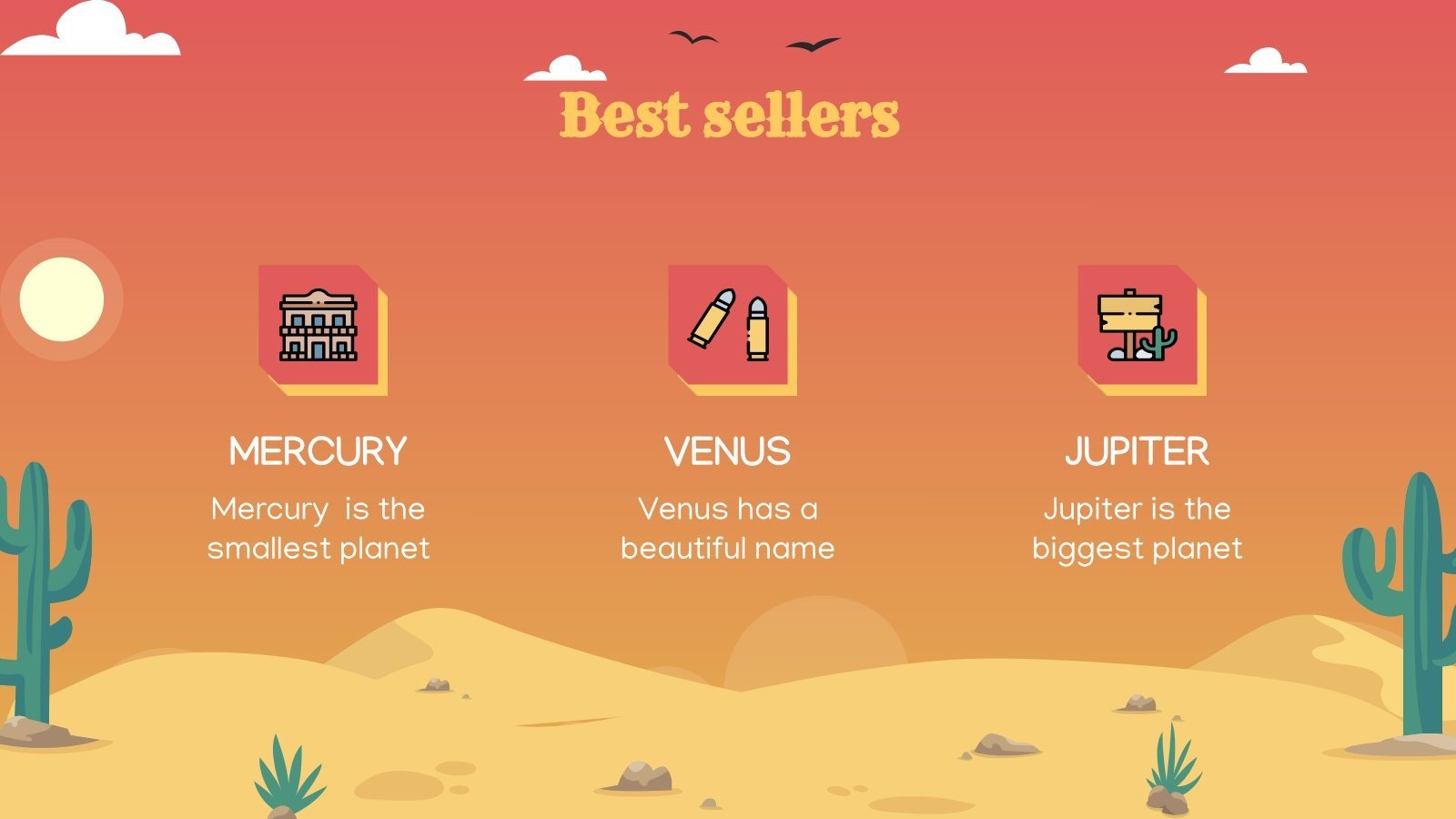 Minitema sobre el desierto | Google Slides y PowerPoint