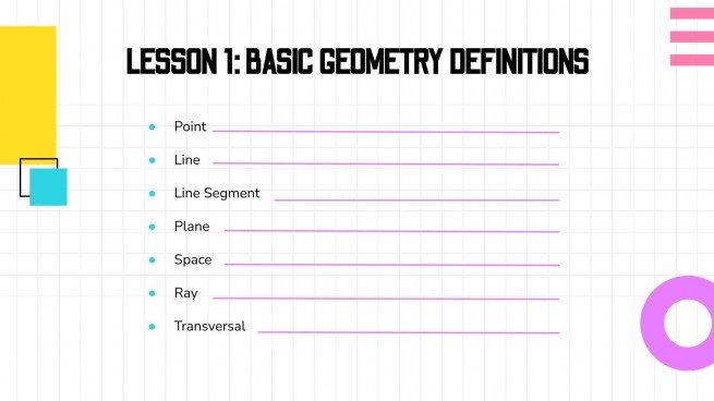 Maths: Geometry and Spatial Sense | Google Slides & PPT