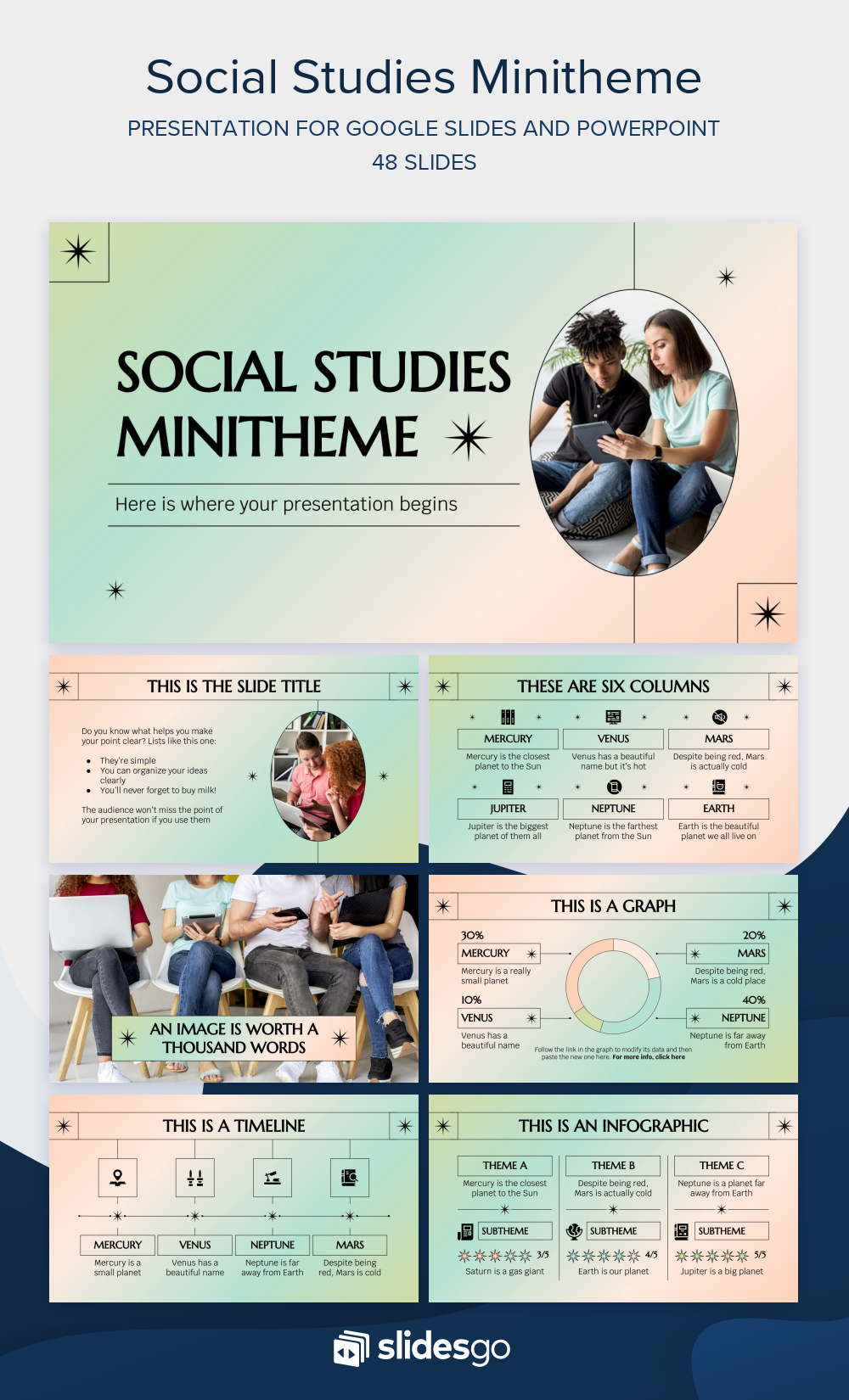 Social Studies Minitheme | Google Slides & PPT
