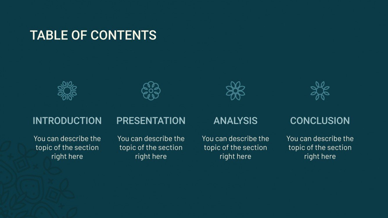 Mandala Background Google Slides theme and PPT template