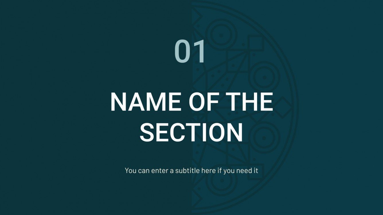 Mandala Background Google Slides theme and PPT template