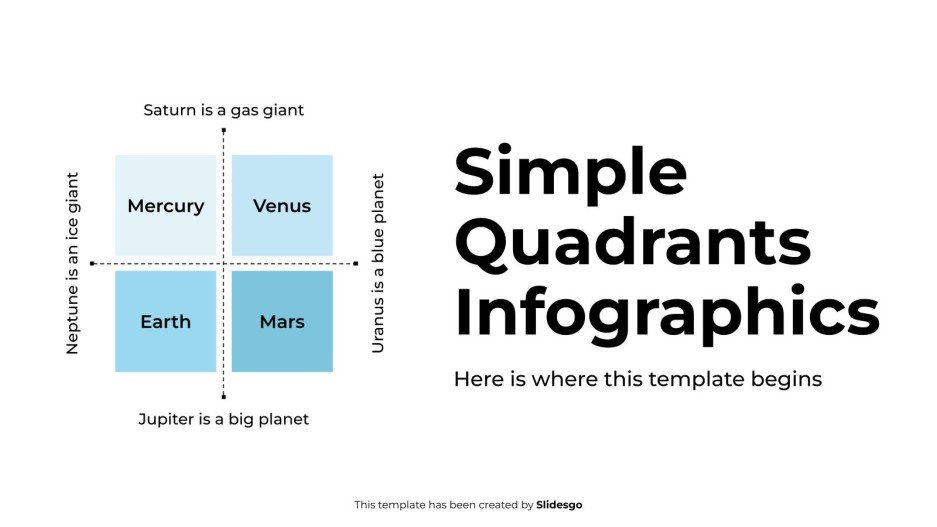 Simple Quadrants Infographics Template