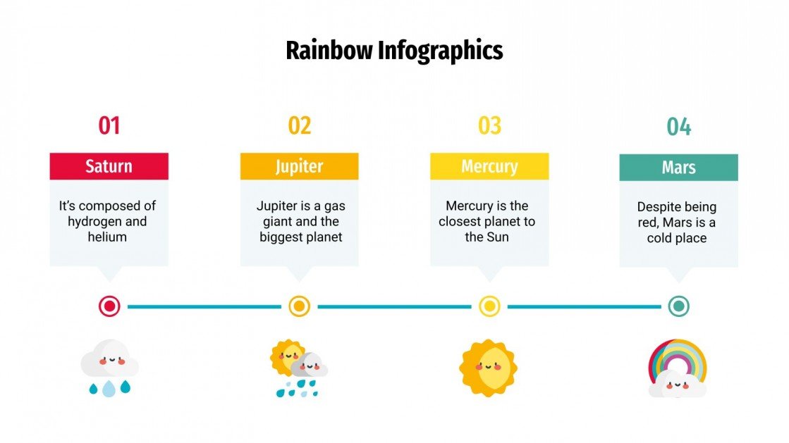 Rainbow Infographics | Google Slides & PowerPoint template