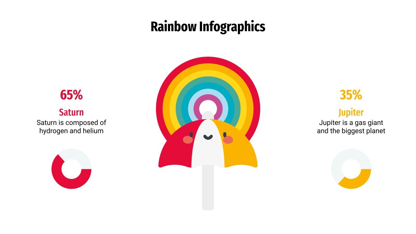 Rainbow Infographics | Google Slides & PowerPoint template