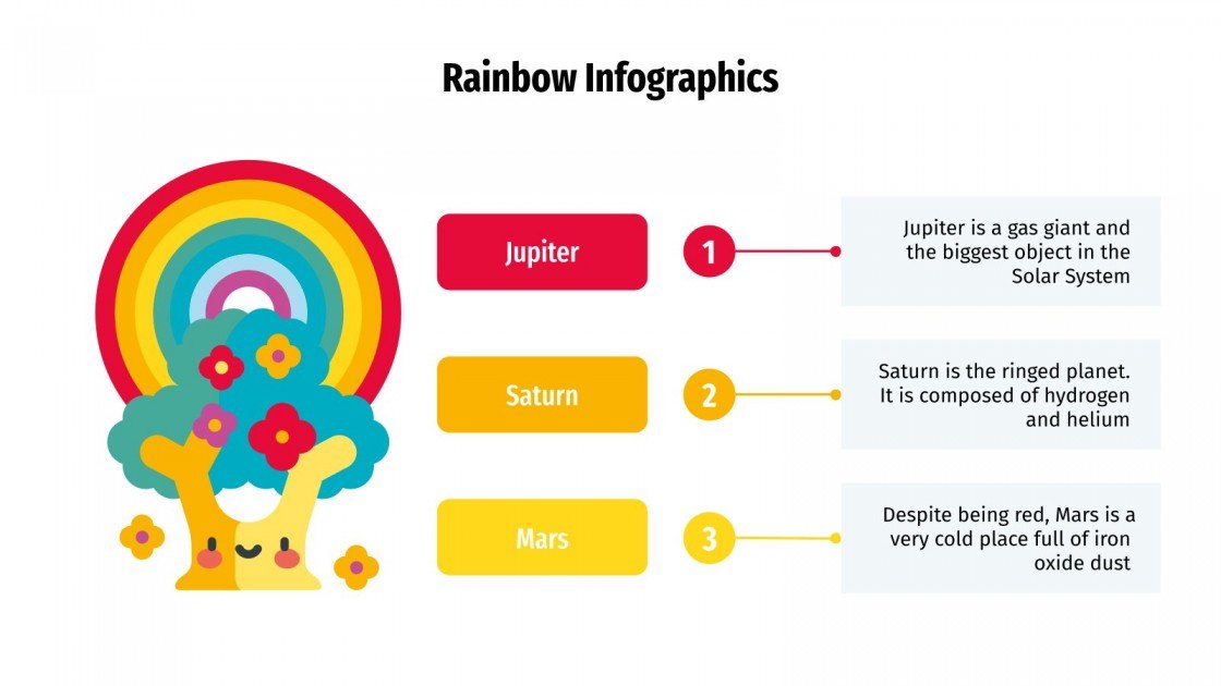 Rainbow Infographics | Google Slides & PowerPoint template
