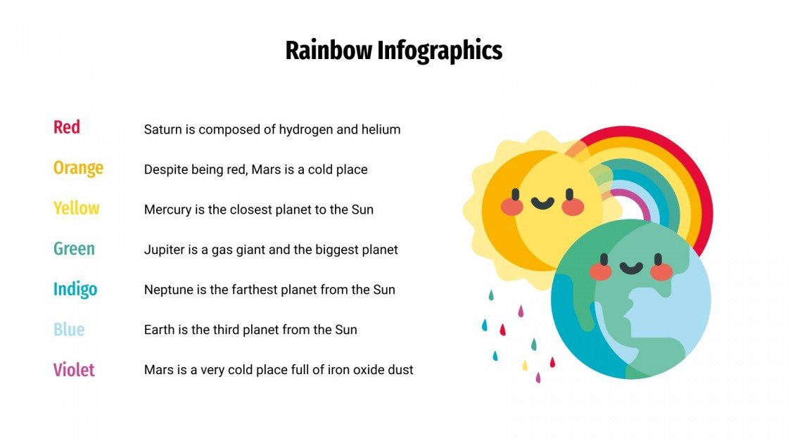 Rainbow Infographics | Google Slides & PowerPoint template