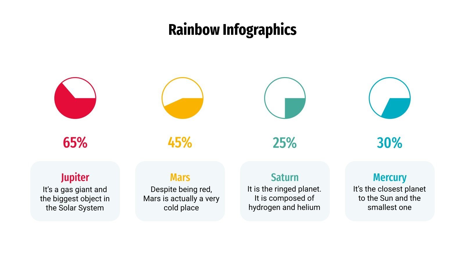 Rainbow Infographics | Google Slides & PowerPoint template