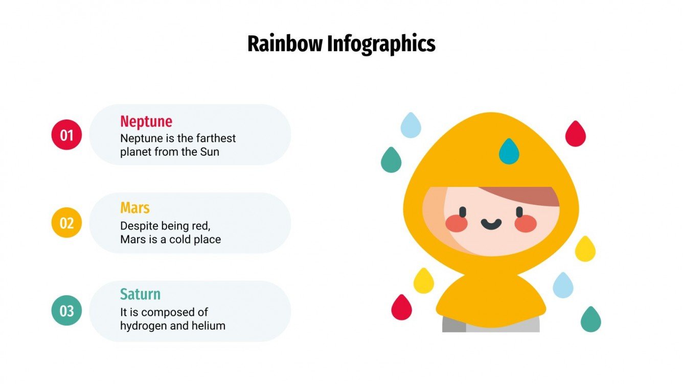 Rainbow Infographics | Google Slides & PowerPoint template