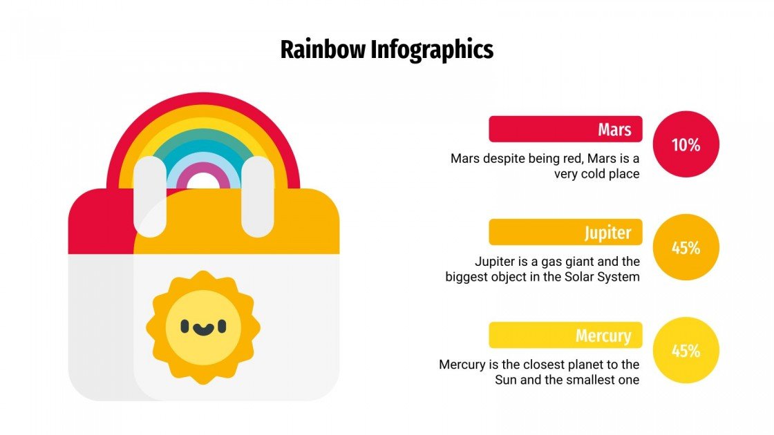 Rainbow Infographics | Google Slides & PowerPoint template