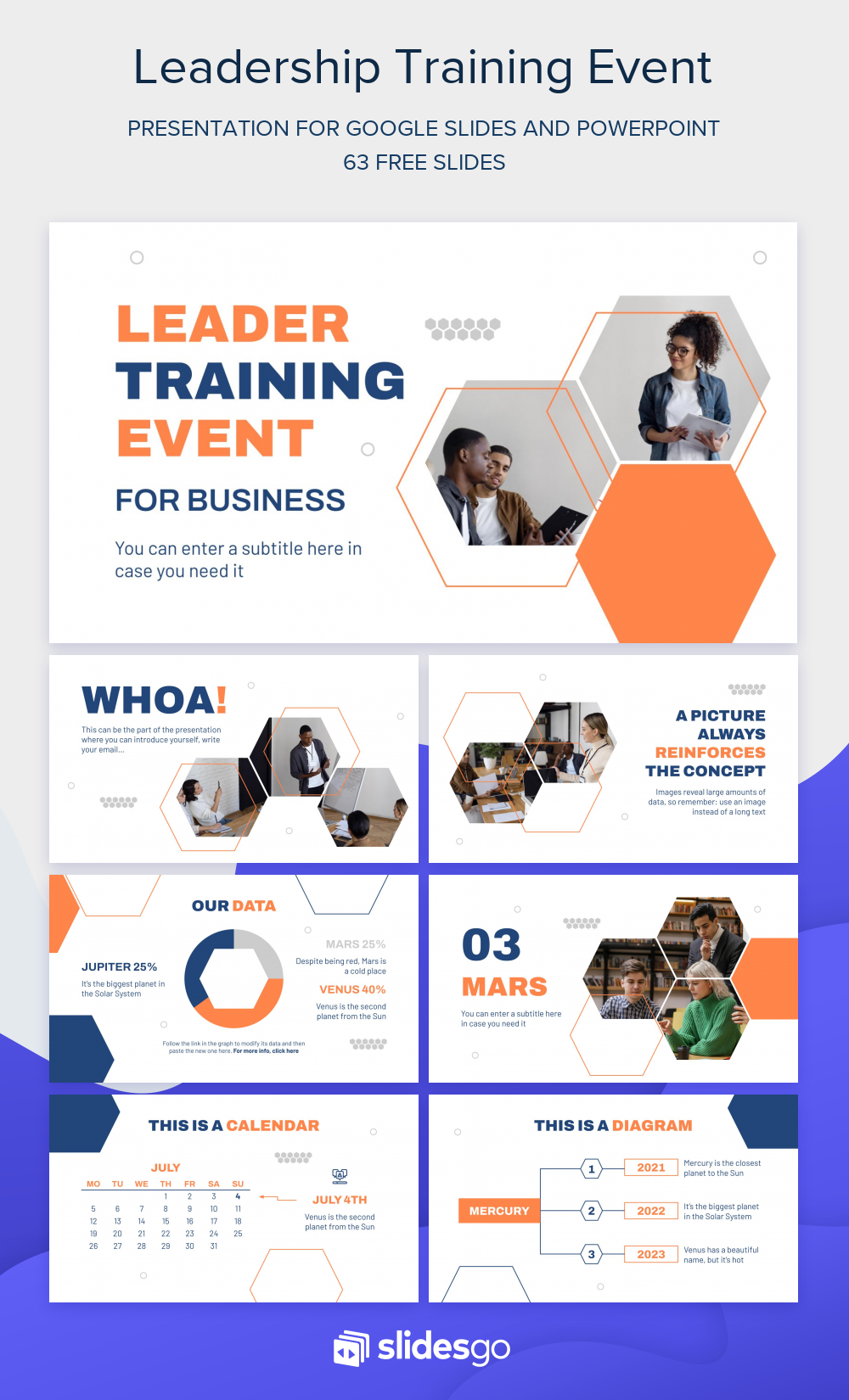 Leadership Training Event for Business | Google Slides & PPT