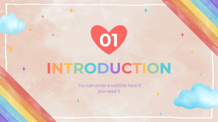 Over the Rainbow | Google Slides & PowerPoint template