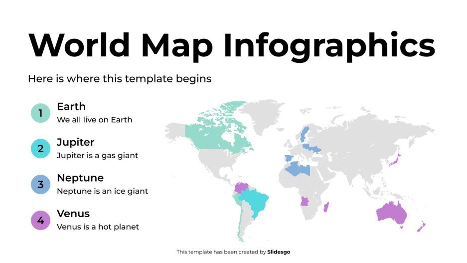 Free Map Infographics for Google Slides and PowerPoint