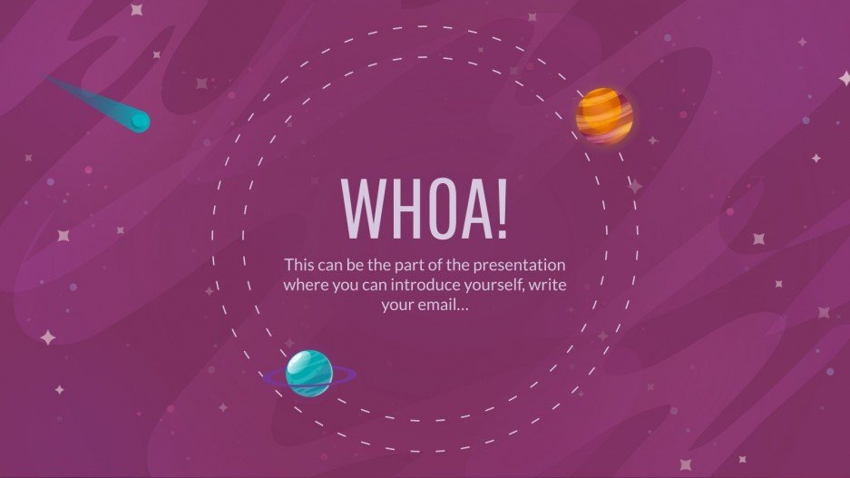Colorful Galaxy Google Slides and PowerPoint Template