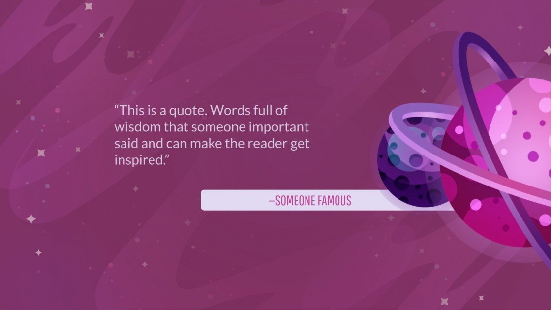 Colorful Galaxy Google Slides and PowerPoint Template