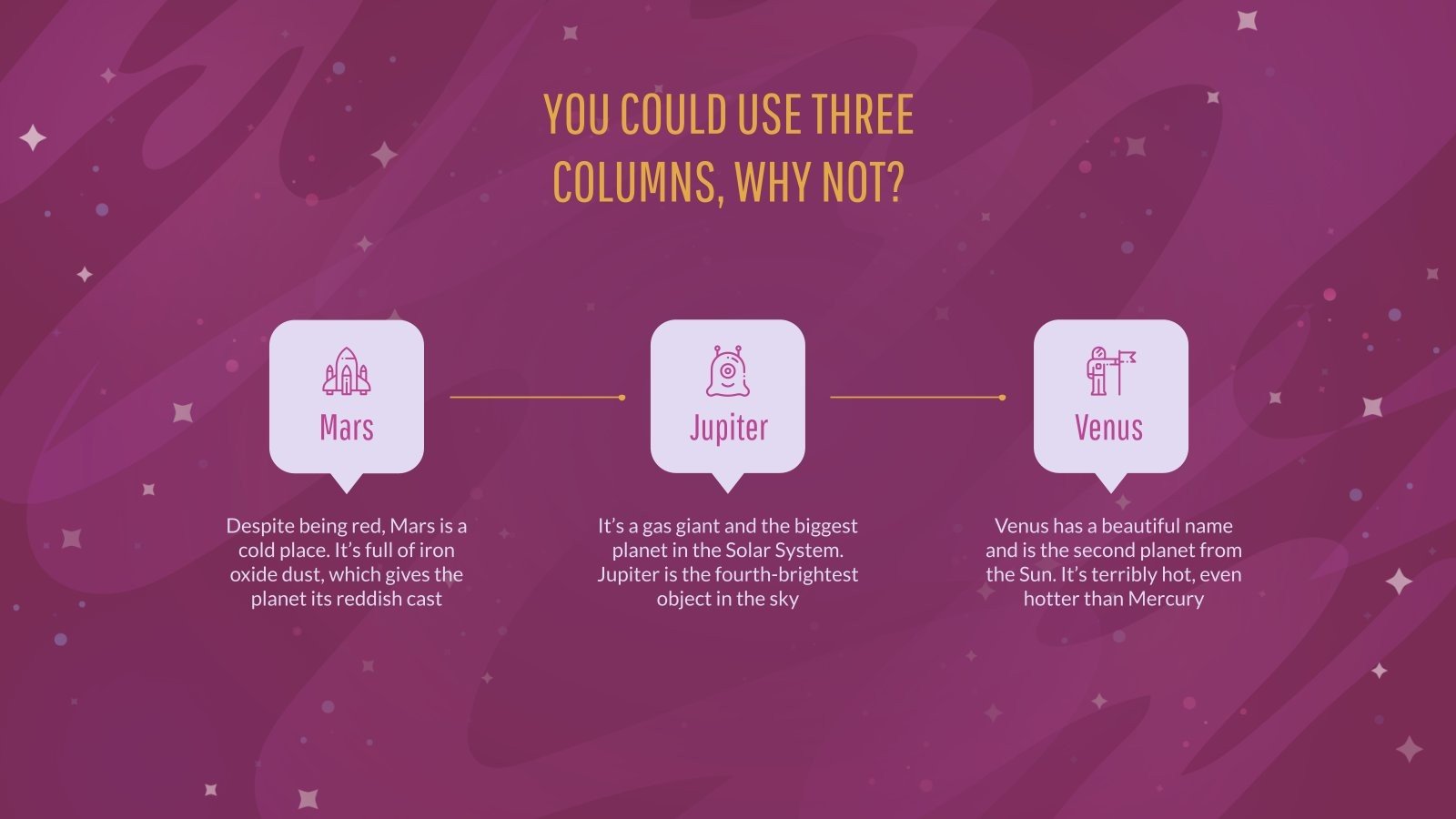 Colorful Galaxy Google Slides and PowerPoint Template