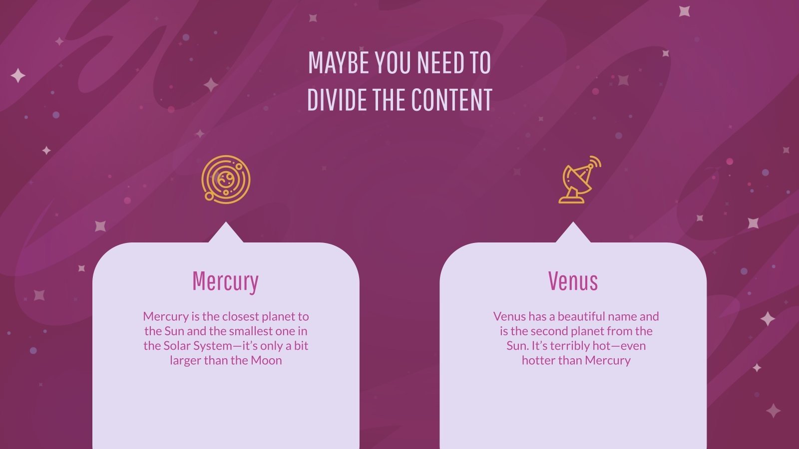 Colorful Galaxy Google Slides and PowerPoint Template