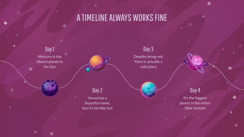 Colorful Galaxy Google Slides and PowerPoint Template