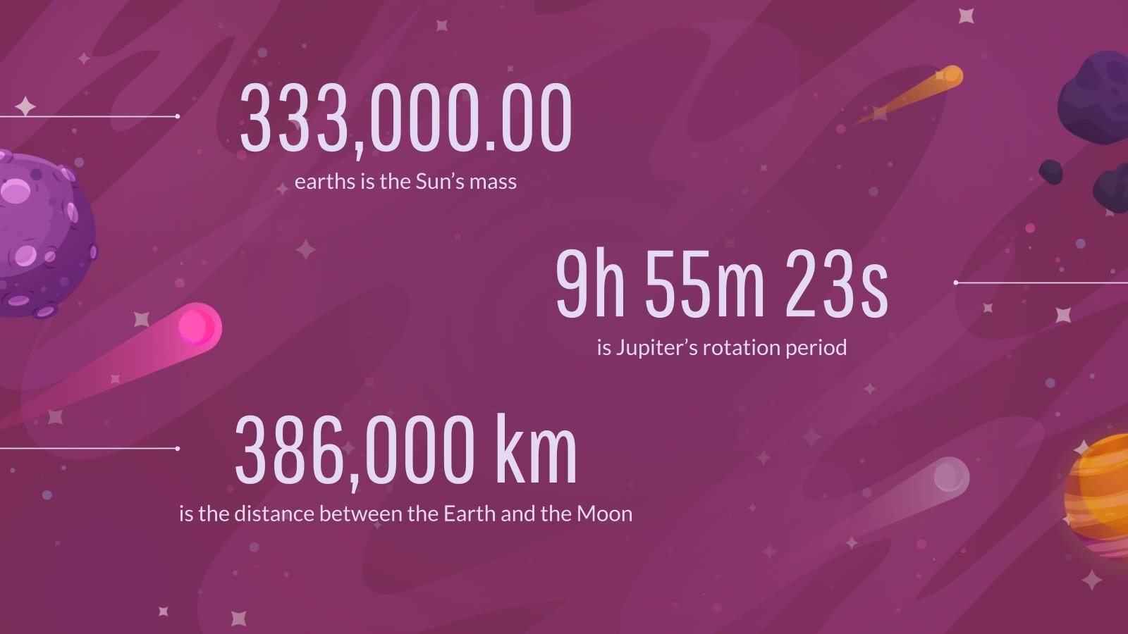 Colorful Galaxy Google Slides and PowerPoint Template