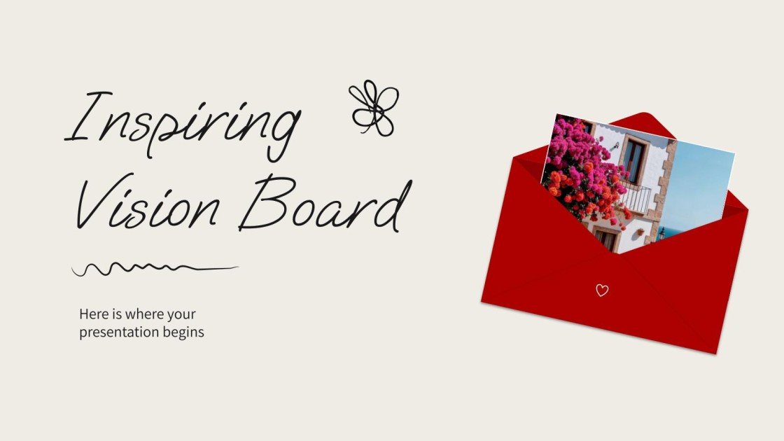 Vision board templates for Google Slides & PowerPoint