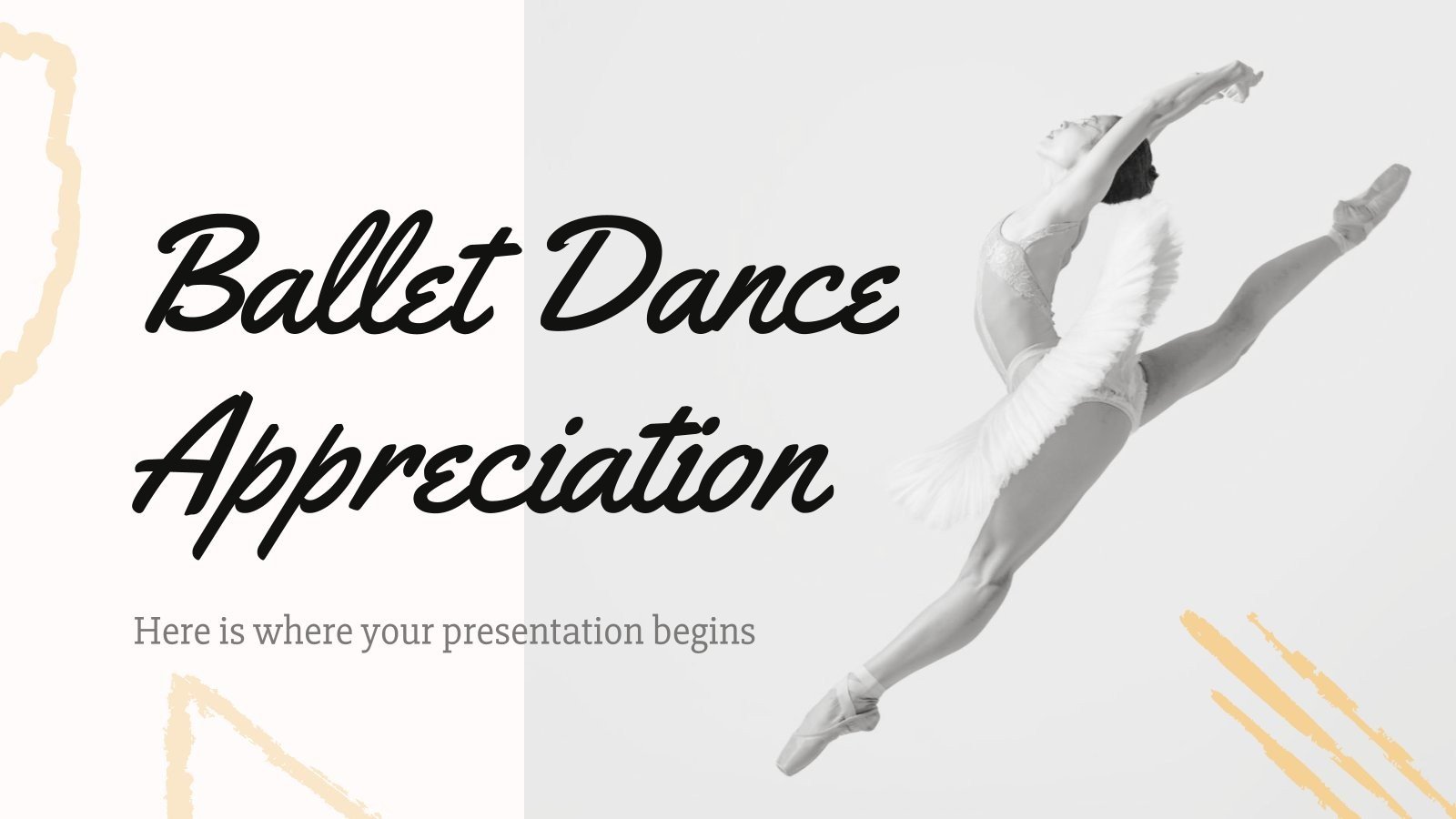 Plantillas gratuitas de Google Slides y PowerPoint sobre baile