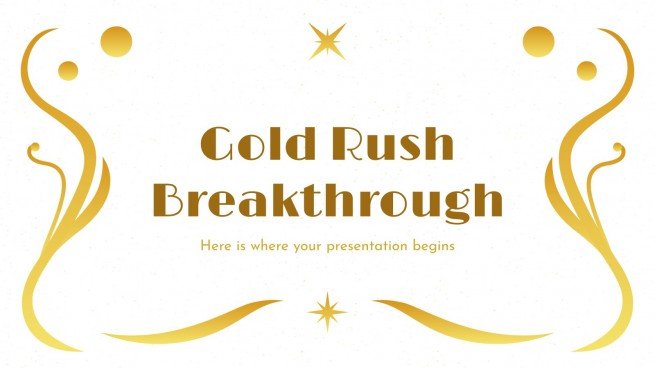 Free golden templates for Google Slides and PowerPoint