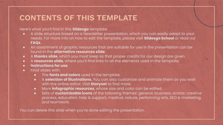 Primary Newsletter | Google Slides & PowerPoint template