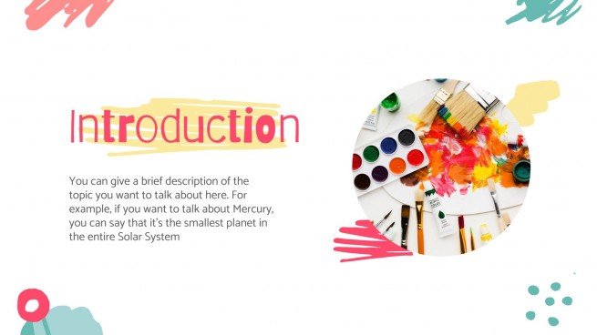 Art Subject for Middle School: Painting | Google Slides & PPT