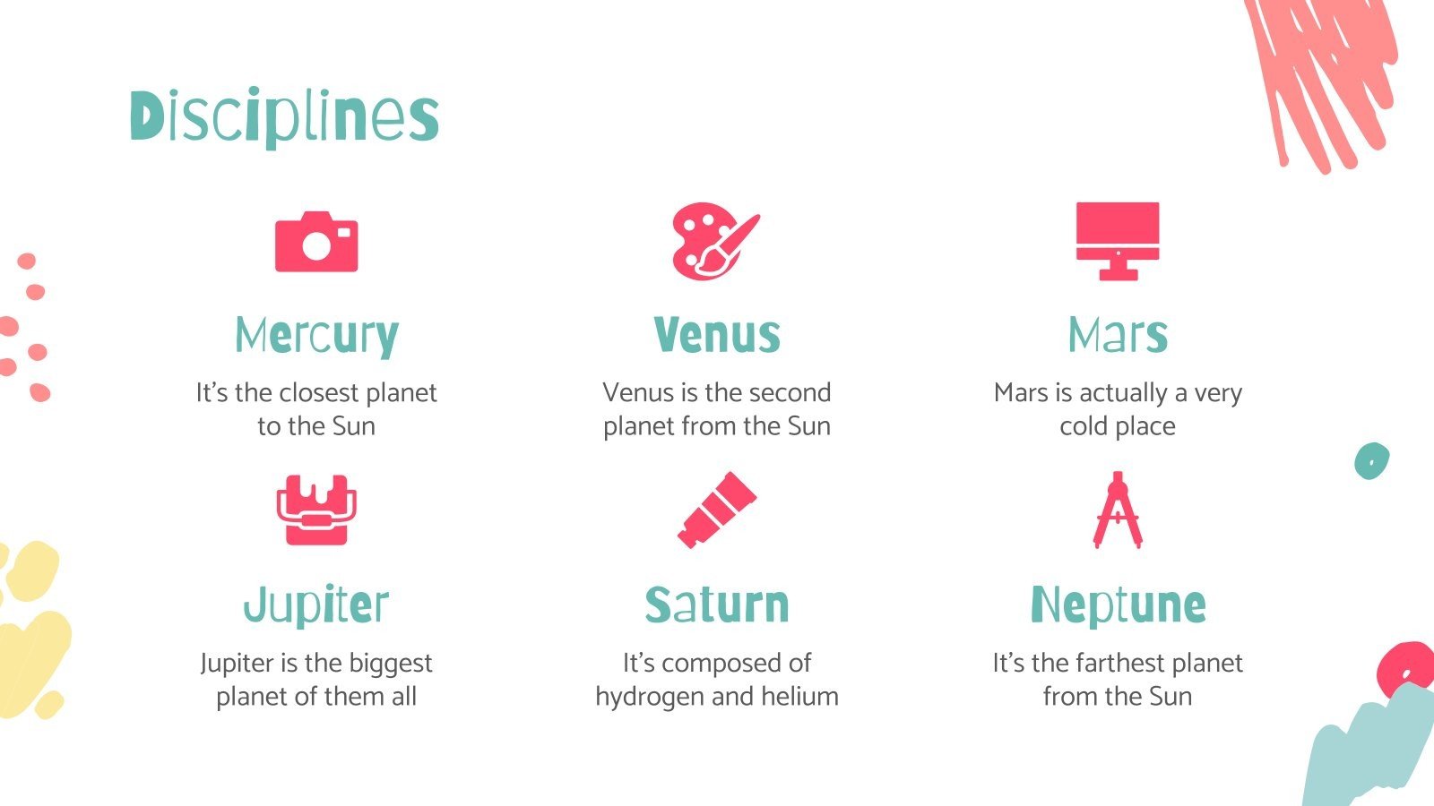 Art Subject for Middle School: Painting | Google Slides & PPT