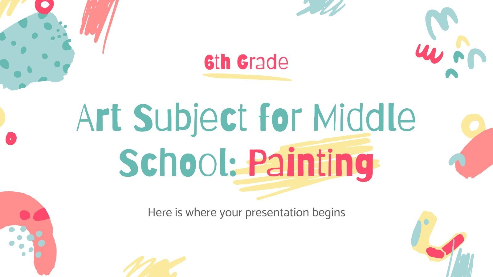 Plantillas gratis de Google Slides y PPT sobre pintura