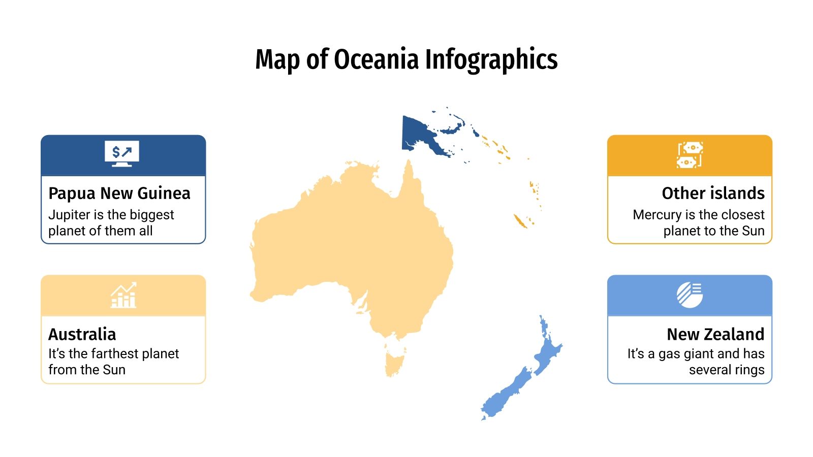 Map of Oceania Infographics for Google Slides & PowerPoint