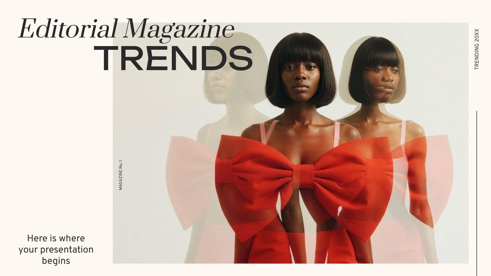 Free templates about Magazines for Google Slides & PowerPoint