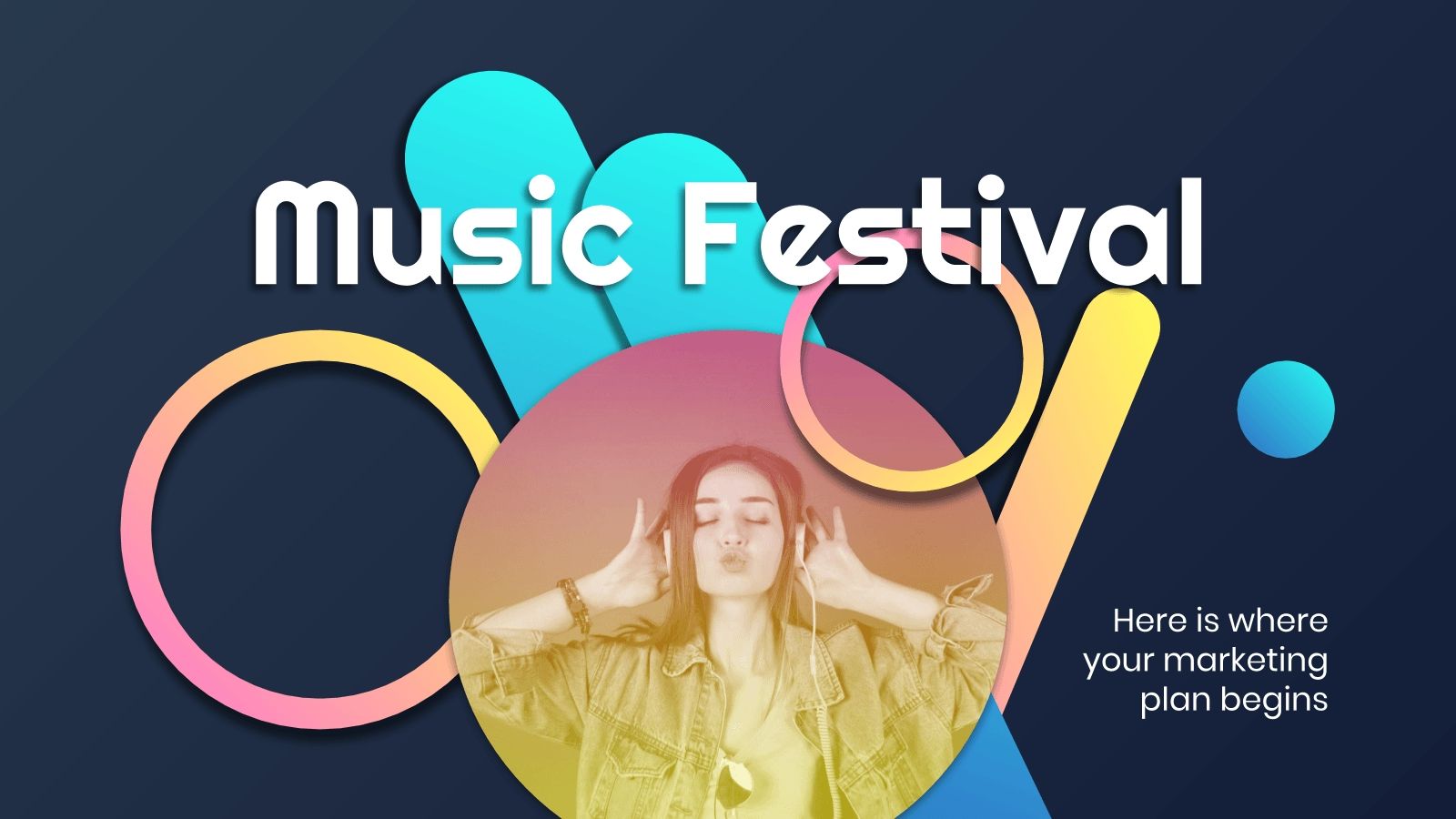 Music Festival Marketing Plan Google Slides theme and PPT
