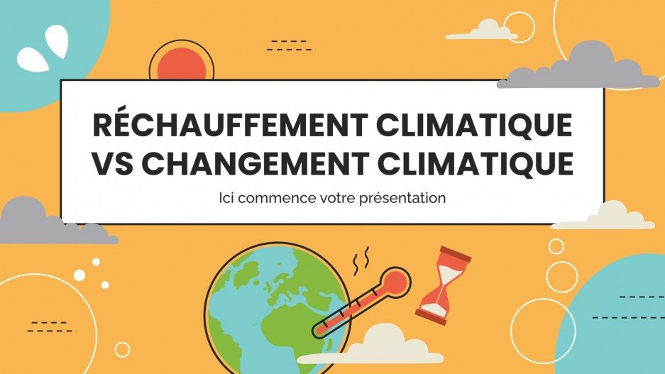 Plantillas de Google Slides y PPT sobre el cambio climático