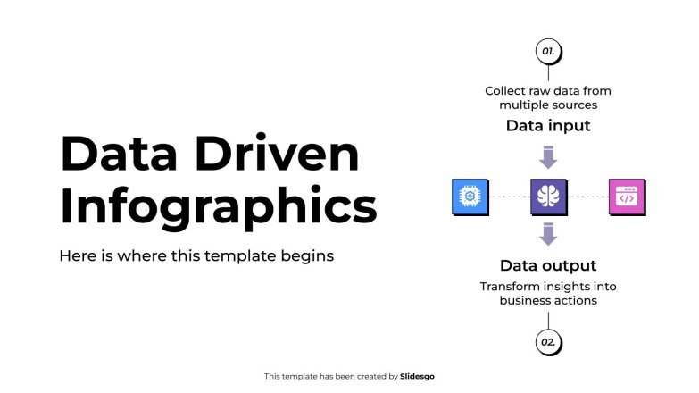 Data Driven Infographics Template
