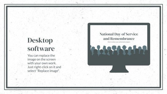Día Nacional del Servicio y el Recuerdo | Google Slides y PPT