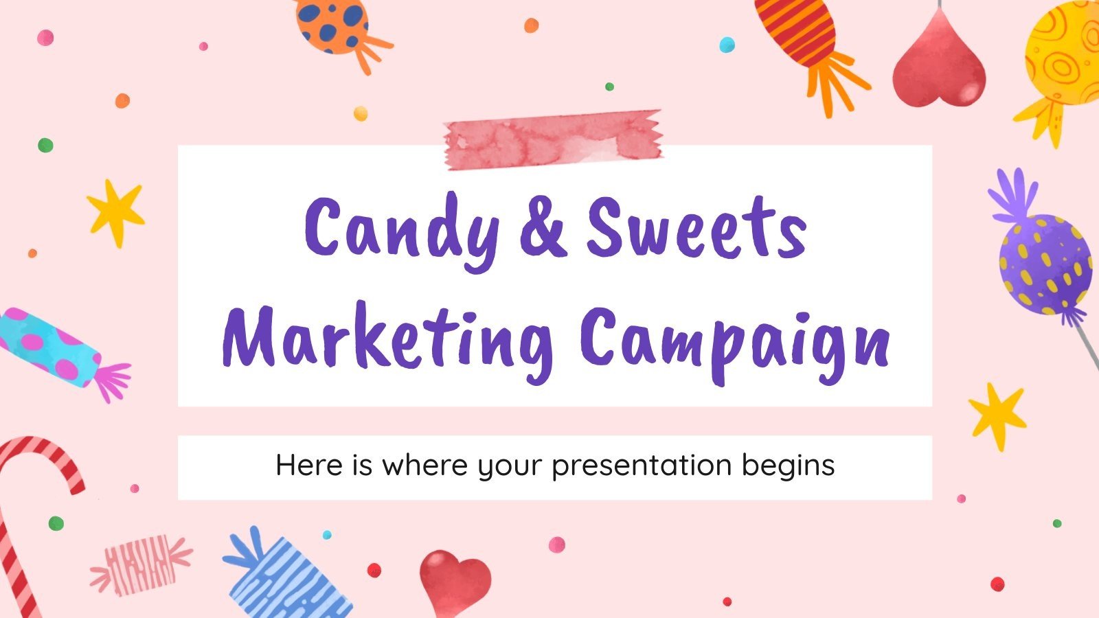 Free Candy Google Slides and PowerPoint templates