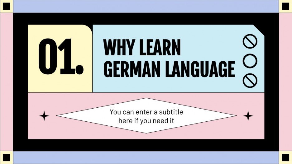 Foreign Language for 6th Grade: German | Google Slides & PPT