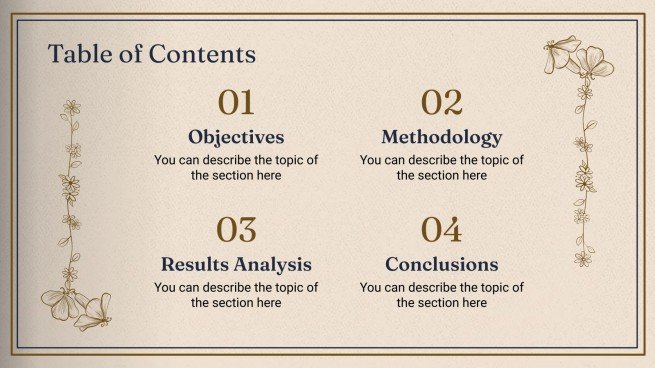 Literature Genres Thesis Old Book Style | Google Slides & PPT