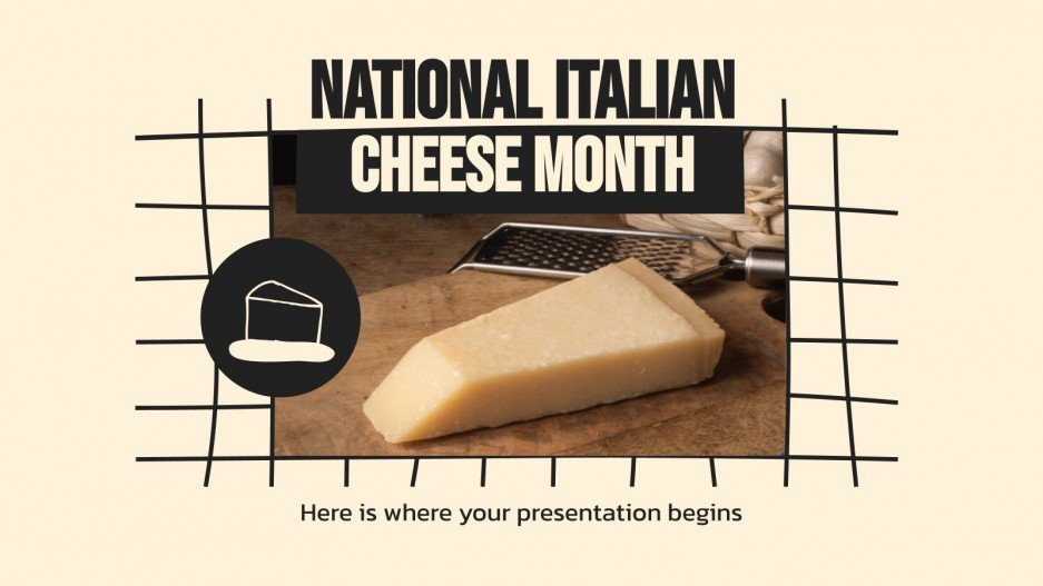 Google Slides themes and PowerPoint templates about cheese