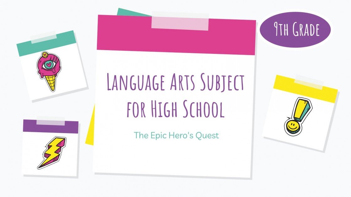 Language Arts: The Epic Hero's Quest | Google Slides & PPT