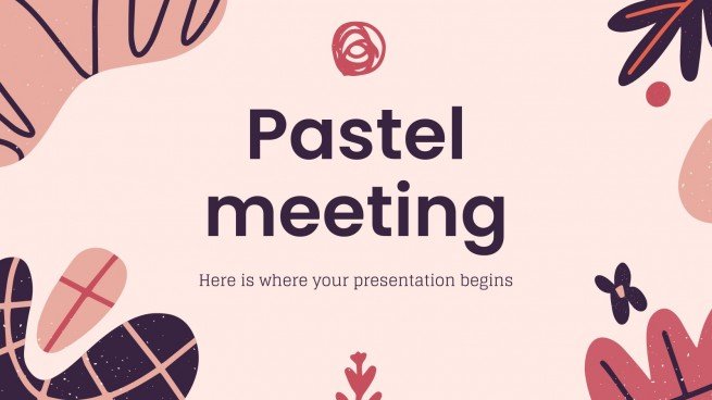 Pastel Meeting | Google Slides & PowerPoint template