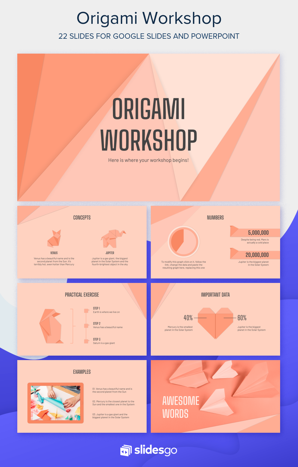 Page 2 | Origami Workshop Google Slides theme and PowerPoint template