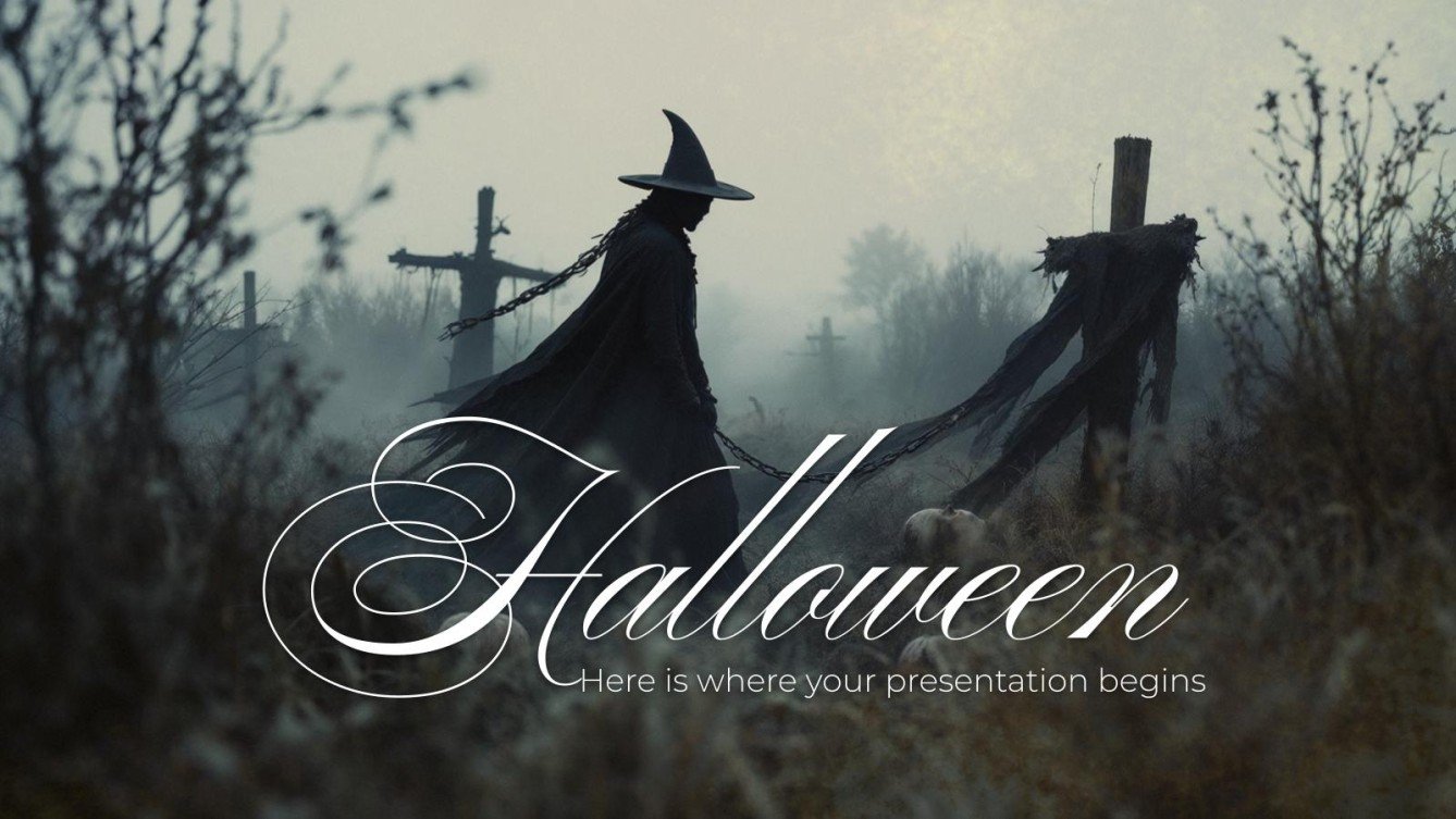 Free Scary Google Slides & PPT templates about Ghosts